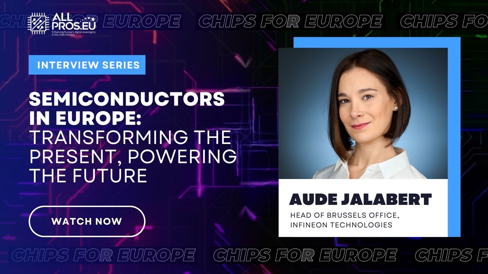 ALLPROS.eu Interview with Aude Jalabert, Head of Brussels Office, Infineon Technologies | ALLPROS.eu